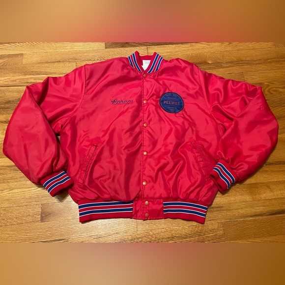 Jackets & Coats | 1984 8s Chain Stitch Pee Wee Baseball Button Up ...